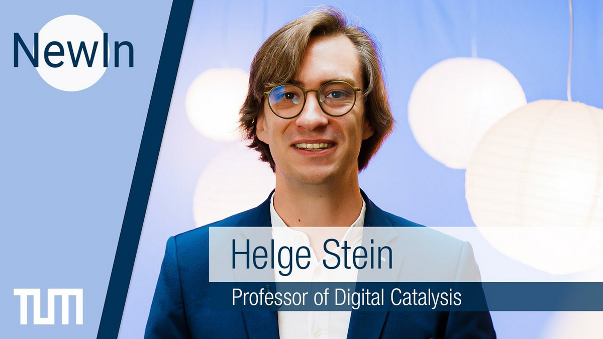 Meet Professor Helge Stein, newly appointed Professor of Digital Catalysis at TUM! - Professur ...